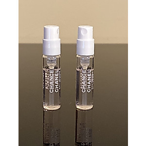 Set of 2 - Chance Eau Tendre for Women, Eau De Parfum Spray 0.05oz/1.5ml Vial Sampler