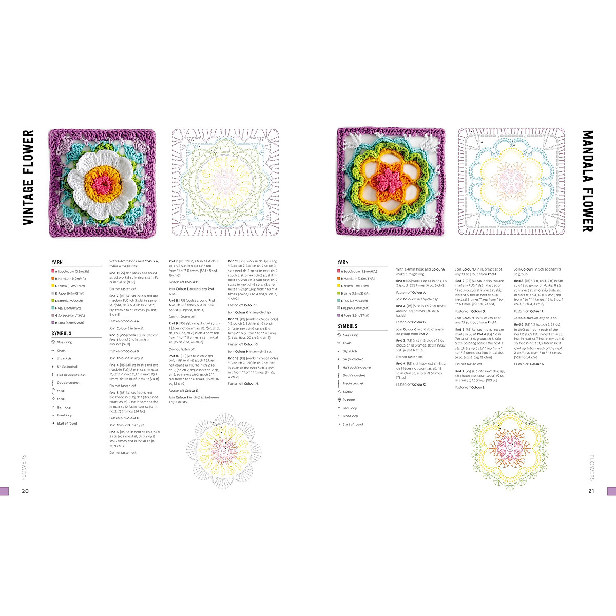 3D Granny Squares: 100 crochet patterns for pop-up granny squares