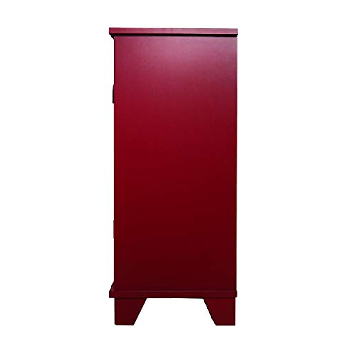 Kings Brand Furniture Red Finish Wood Buffet Cabinet Console Table