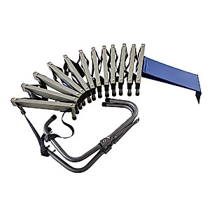 First Alert Two-Story Fire Escape Ladder, Steel, Anti-Slip, EL52-2, Black