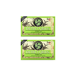 Triple Leaf Teas - Dieter's Green Herbal Tea, 20 bag (2 Pack)