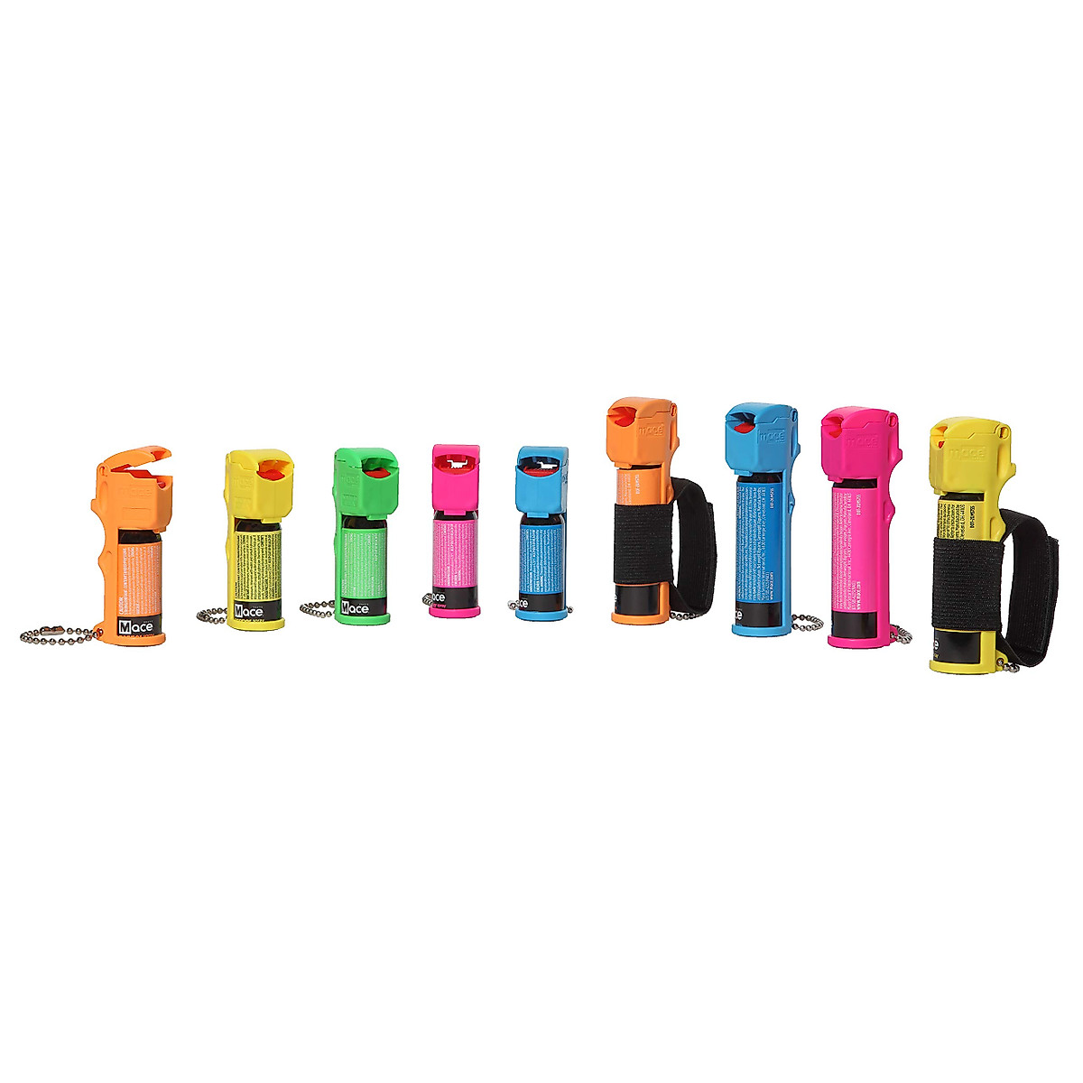 Mace Brand Personal Pepper Spray (Neon Blue), Full Size