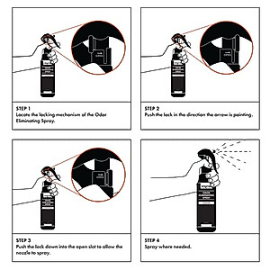 Smoke Odor Eliminator Spray by ONGROK, Natural Unscented (8 oz), Made in USA, Smell Remover for Home and Car, Air Freshener, Smoke Odor Exterminator