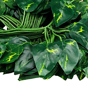 Tighall 12PCS 79 Feet Artificial Vines Plants Faux Greenery Decor Fake Hanging Plant Garland for Bedroom Wall Indoor Outdoor Decoration