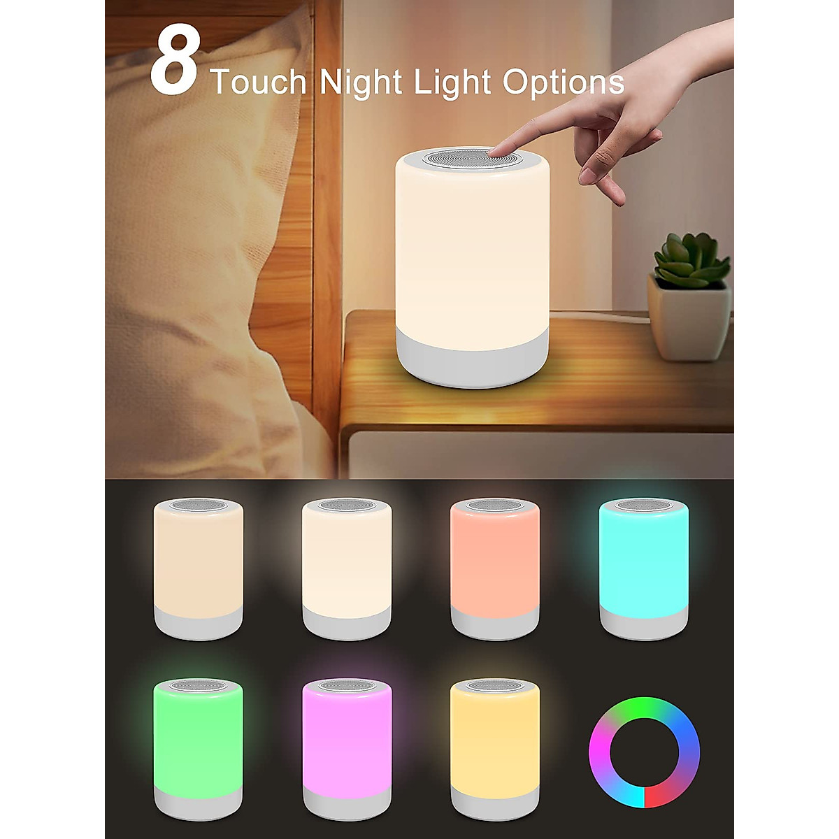 YYDSKIT Sound Machine,White Noise Machine for Baby with Night Light, 32 High Fidelity Sounds,Plug in,5 Timers & Memory Feature, Noise Machine for Baby Kids Adults,Home