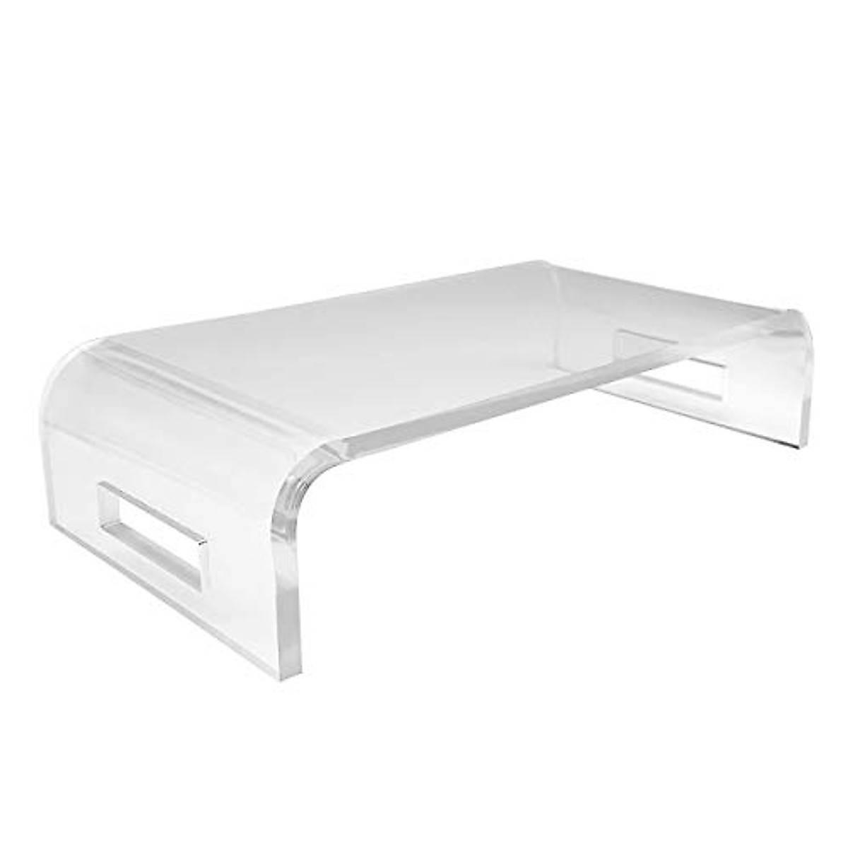 Adorox 12mm Thickness Heavy Duty 17'' Monitor Stand Riser Computer Stand PC Desk Stand for Keyboard Storage & Multi-Media Laptop Printer TV Screen