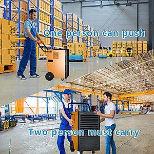 Keatar 140 Pints Commercial Dehumidifier for Large Room,Home,Basements, industrial warehouses, workshop,library or construction sites with Continuous Drain Hose and Water Reservoir