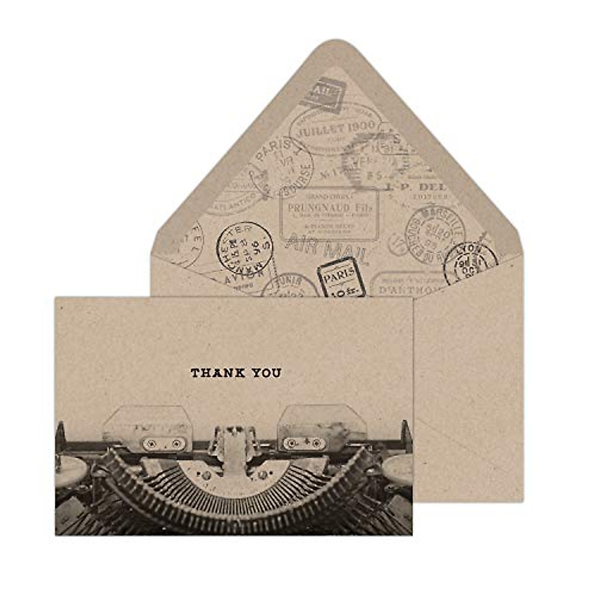 Southworth Notecard Set with Lined Envelopes, 4” x 6”, Farmhouse Chic 6-Card Assortment, 96 Count (91655)