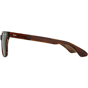 AO Tournament Sunglasses - Woodgrain - Calobar Green AOLite Nylon Lenses - 52-20-145