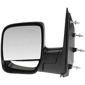 Dorman 955-495 Driver Side Manual Door Mirror - Folding Compatible with Select Ford Models, Black