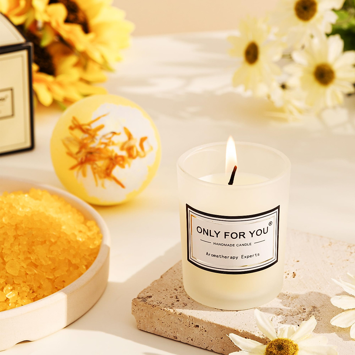 Sunflower Gifts for Women,Sending Sunshine Get Well Soon Gifts Basket Care Package Unique Birthday Gifts Box Thinking of You Gift for Her Relaxing Spa Bath Gift for Women New Mom Sister Best friend