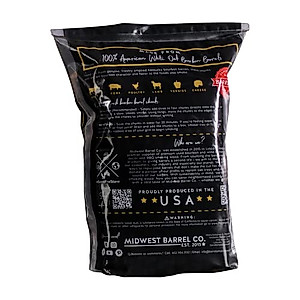 Midwest Barrel Company Authentic Barrel BBQ Smoking Wood (Bourbon Barrel Smoking Wood Chunks)