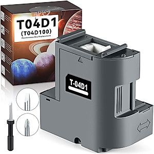 Spaceink T04D1 Ink Maintenance Box for ET-15000 ET-3750 ET-3760 ET-4750 ET-4760 ET-3850 ET-4850 WF-2860 XP-5100 ET-3710 ET-5150 ET-3830 ET-M1000 ST-3000 ET-M2170 Printers. TO4D1/TO4D100/EWMB2/04D1