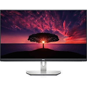 Dell 27-inch QHD 1440p (2560 x 1440) IPS Ultra-Thin Bezel Monitor, 75Hz Refresh Rate, HDMI, ADM FreeSync, Built in Speakers, DisplayPorts, VESA Certified, Silver