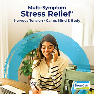 Boiron StressCalm Tablets for Relief of Stress, Anxiousness, Nervousness, Irritability, and Fatigue - 120 Count (2 Pack of 60)