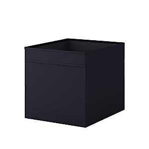 Cloth Storage Bins 13x15x13, Foldable Cubes Box Baskets Containers Organizer for Drawers, Home Closet, Shelf, Nursery, Cabinet, Large Set of 2 (Black)