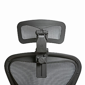 Engineered Now The Original Headrest for The Herman Miller Aeron Chair (Graphite, HW)