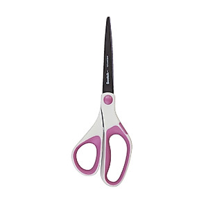 Scotch 8" Precision Ultra Edge Titanium Scissors, Ideal for Fabric, Crafts, and Photos (1458TU-MIX)