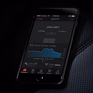 CARLOCK Anti Theft Car Device - Real Time 4G Car Tracker & Car Alarm System. Comes with Device & Phone App. Tracks Your Car in Real Time & Notifies You Immediately of Suspicious Behavior.OBD Plug&Play