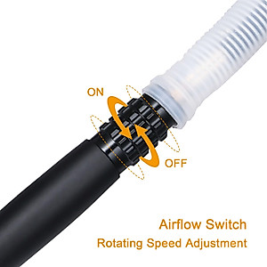 Micro Air Die Grinder, 1/8” Mini Pencil Style Pneumatic Tool, 65000 RPM