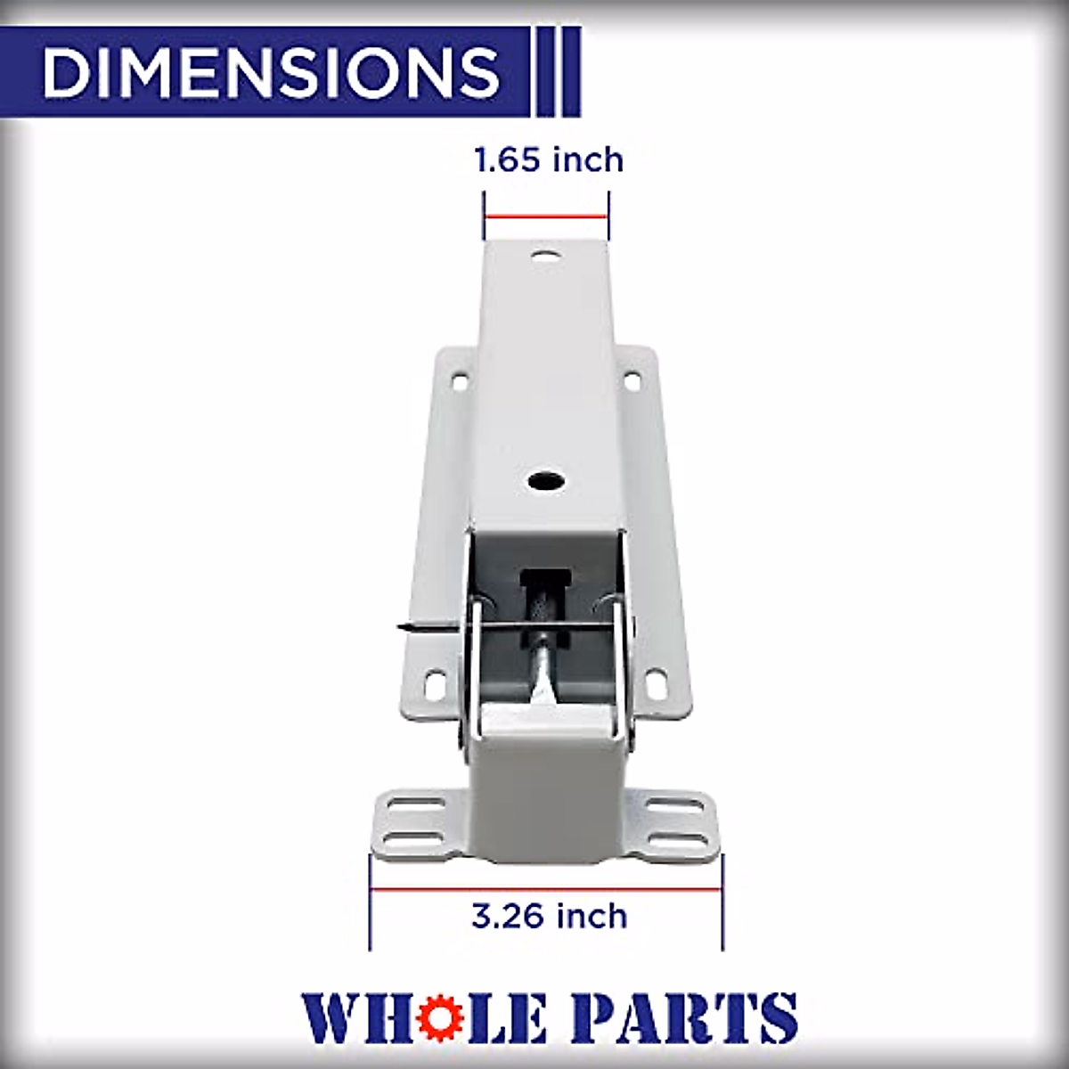 Whole Parts Freezer Door Hinge Assembly Part #297321900 - Replacement and Compatible With Gibson, JC Penney, Kelvinator, Kenmore, Tappan, Refrigerators - Non-OEM Appliance Parts - 2 Yr Warranty