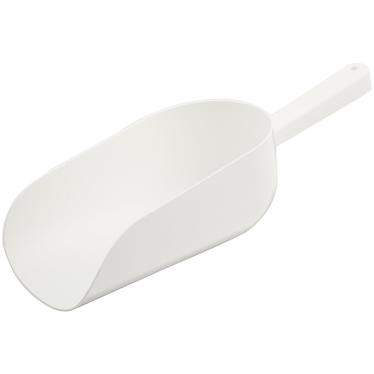 Benchmark 42020 Plastic Popcorn Scoop with 4" Handle, White