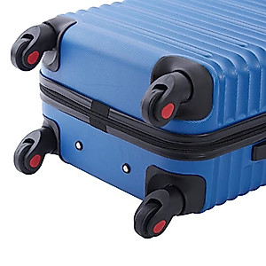 Travelers Club Orion Luggage and Travel Accessories, Blue, 6-Piece Set