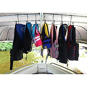 New! Life Jacket Hanger, Storage- Life Preserver, Life Vest Hanger & Storage, Life Jacket Dryer, Drying Rack, Drying Hangers; Boating Hanger & Storage