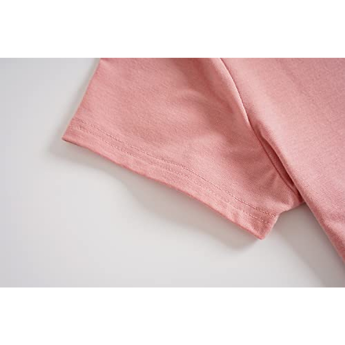 HONG HUI Women's Pajama Short Sleeve Sets Top with Capri Flower Pattern Pants Soft and Casual Sleepwear with Pocket,XXXL Pink