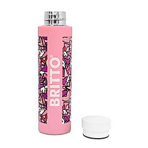 BRITTO Romero 25oz Insulated Water Bottle, Stainless Steel, Alive - Pink'