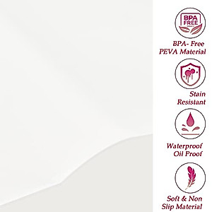 Kincown Plastic Tablecloth 4 Pack Premium Disposable Tablecloth for Rectangle Tables (54"X108") Rectangular Table Cloths Covers for Party Wedding Birthday Thanksgiving Christmas (White)