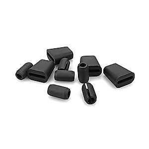 Jadairy 20 PCS Rubber Feet for Sink Grid Kitchen Sink Rack Feet Kitchen Sink Wire Protective Rack Feet Black Grid Protector Replacement Rubber Feet for Sink Rack (20PCS)