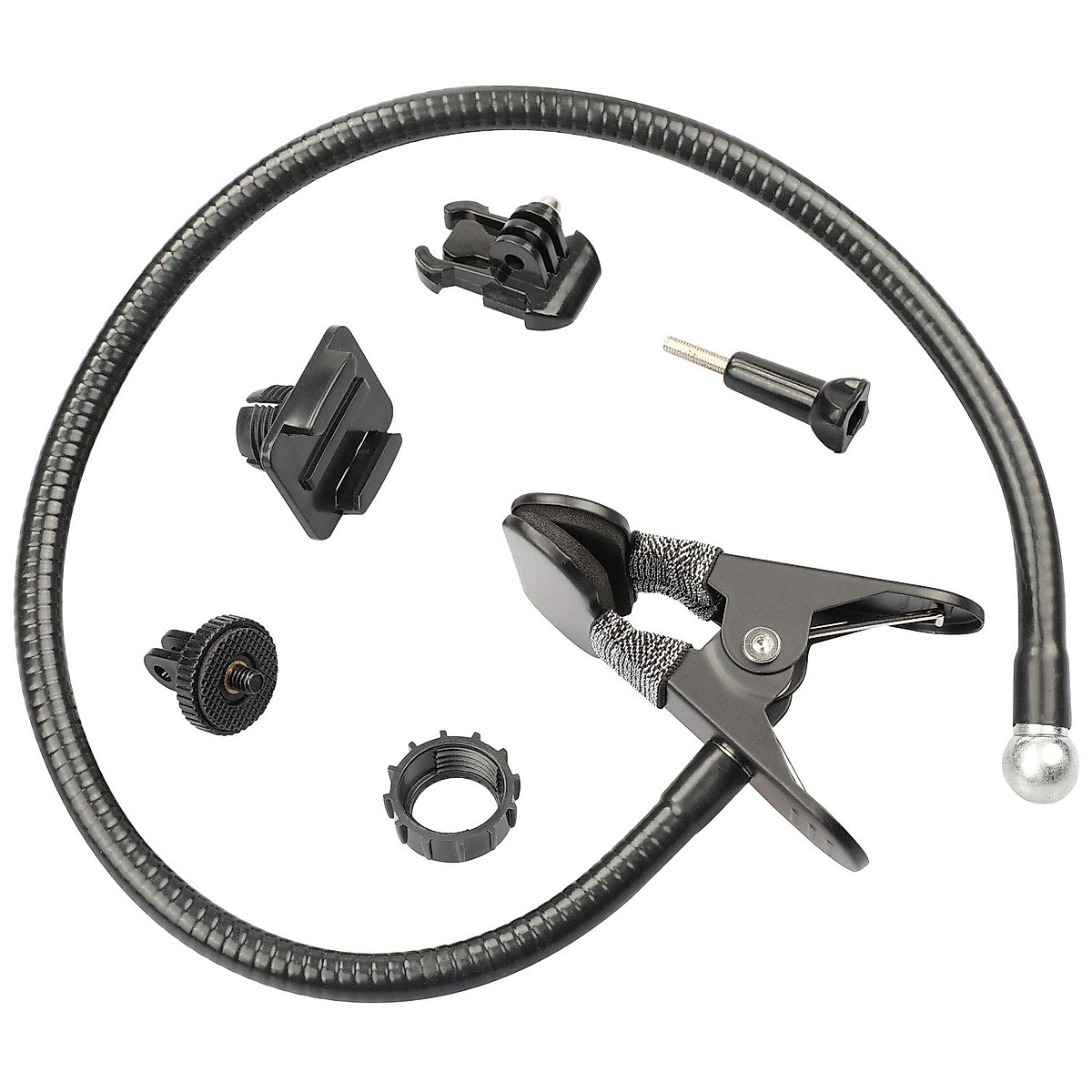 Pipishell 25 Inch Webcam Stand - Flexible Desk Mount Clamp Gooseneck Stand for Logitech Webcam C960,C930e,C930,C920,C920S,C922x,C922, Brio 4K, C925e,C615 and Other Devices with 1/4" Thread-PIWS01