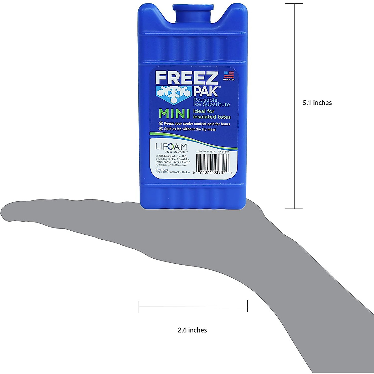 Lifoam FREEZ PAK ICE Pack (3 Pack, 8.5 Ounce)