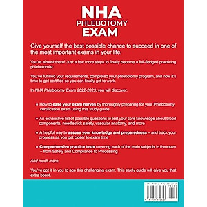NHA Phlebotomy Exam 2022-2023: Study Guide with 400 Practice Questions and Answers for National Healthcareer Association Certified Phlebotomy Technician Examination