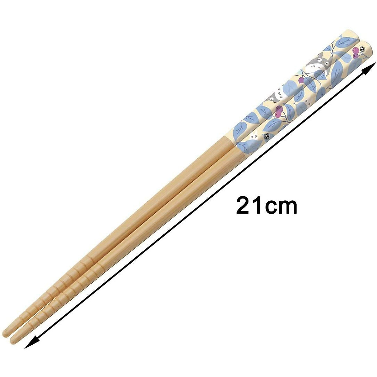 My Neighbor Totoro: Bamboo Chopstick -Anti-Slip Grip for Ease of Use - Authentic Japanese Design - Lightweight, Durable and Convenient (Tree Nuts)