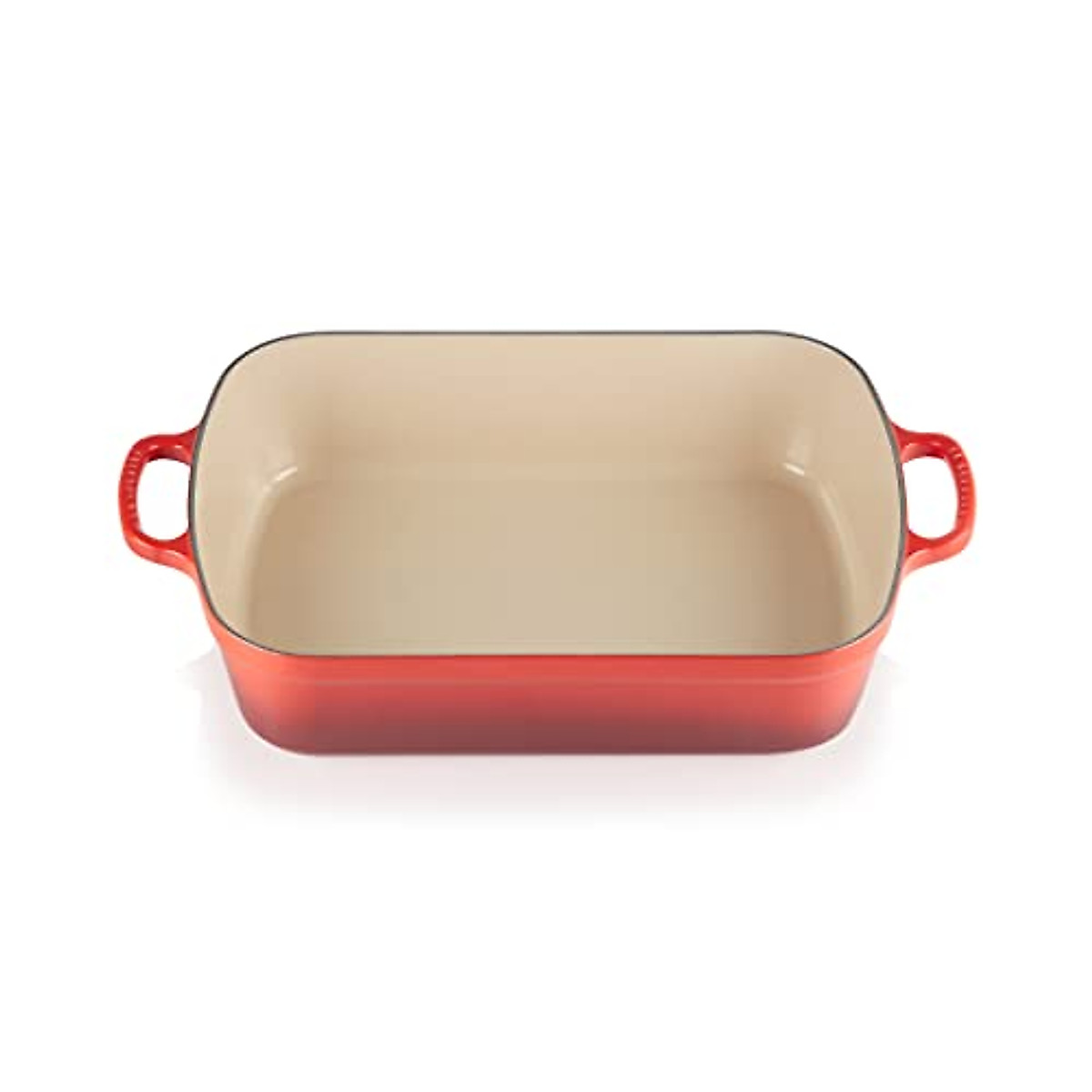 Le Creuset Enameled Cast Iron Signature Rectangular Roaster, 7 qt. (12.8" x 18.7"), Cerise