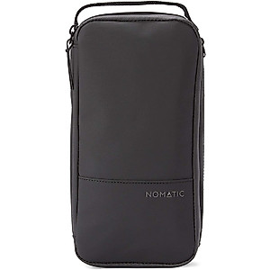 NOMATIC Toiletry Bag - Water Resistant Storage Case for Shaving Kit, Makeup, Toiletries - Mini Hanging Toiletry Bag for Men and Women (Small V2, Black)