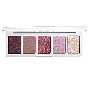 wet n wild Color Icon Eyeshadow Makeup 5 Pan Palette, Purple Petalette, Matte, Shimmer, Metallic, Long Wearing, Rich Buttery Pigment, Cruelty Free
