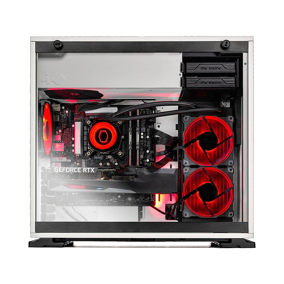 SkyTech Skytech Gaming Shiva Gaming Desktop Intel Core i7 11700F GeForce RTX 3060 12G 1TB SSD 16GB Memory 240mm AIO White ST (Renewed)