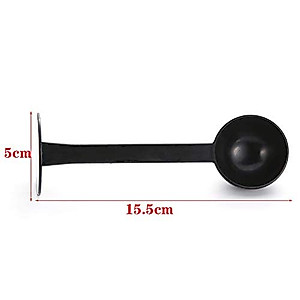 2 In 1 Measurement Coffee Bean Spoon Tamping Coffee Measuring Spoon Espresso Machine Powder Spoon Coffee Kitchen Tool