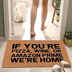 Kuist Funny Letter Print Doormat, Non-Slip Resist Dirt Door Rugs for Entrance,Funny Words Printed Door Mat for Entrance Front Door Outdoor Porch 15.7 x 23.6