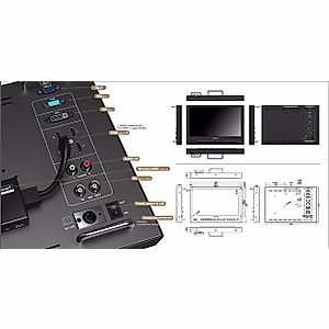 LILLIPUT BM150-4K 15.6" Carry-on 4K Monitor 3840?160 Ultra-HD Resolution, 1000:1 Contrast Ratio, 25ms Response Time