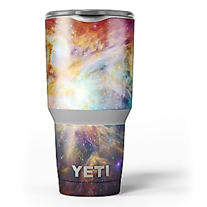 Design Skinz Mutli-Colored Clouded Universe - Skin Decal Vinyl Wrap Kit Compatible with The Yeti Rambler Cooler Tumbler Cups