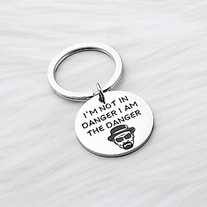 BLEOUK Crime TV Inspired Gift Breaking Gift Bad Gift TV Show Fans Gift Chemistry Teacher Gifts (i am the danger)