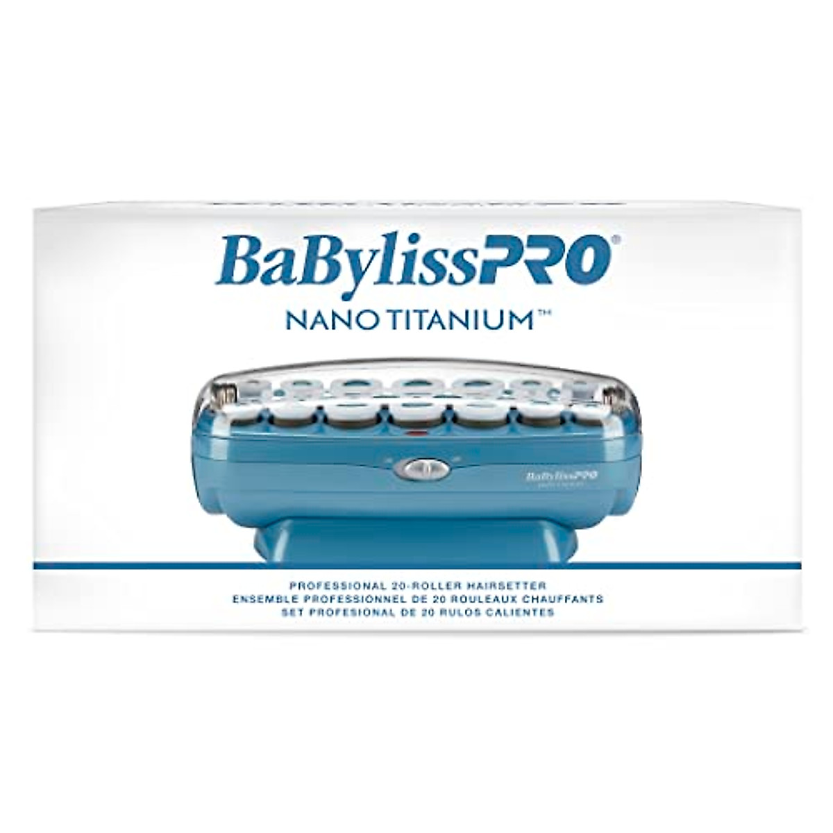 BaBylissPRO Nano Titanium Hot Rollers, 20 Count (Pack of 1)