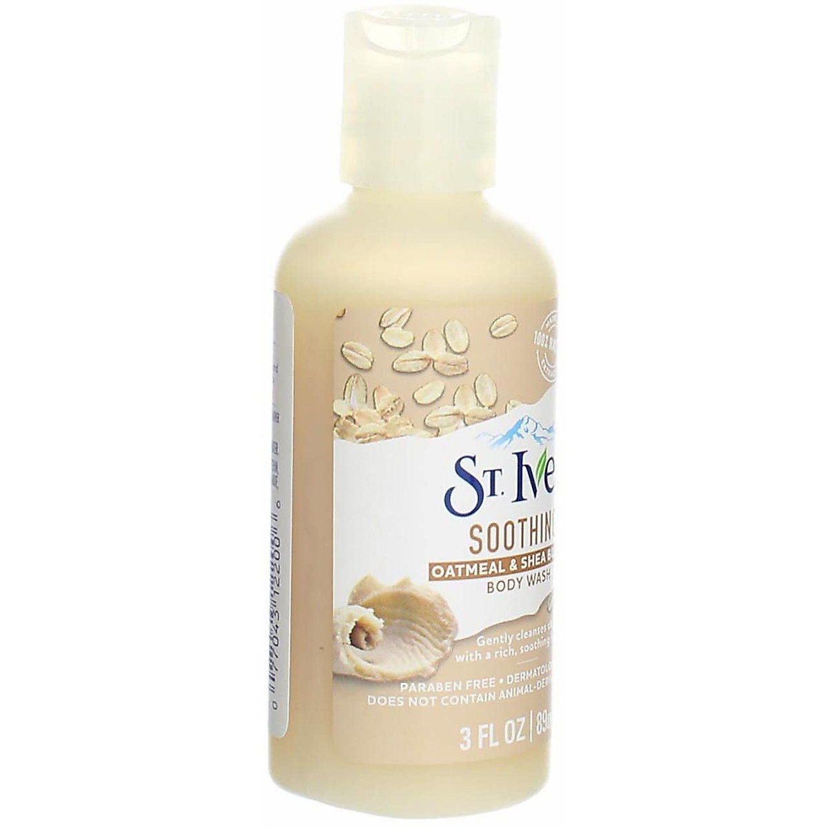 St. Ives Soothing Oatmeal and Shea Butter Body Wash 3 oz (Pack of 2)