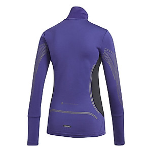 adidas Women's Truepace Full Zip Midlayer Jacket, Collegiate Purple/Black, Small