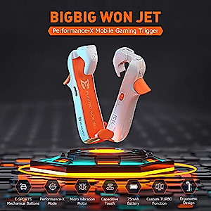 BIGBIG WON Phone Cooler, Mobile Gaming Trigger, Mobile Gaming Fan Mobile Triggers for iPhone and Android Phones | Phone Cooling Fan (Wired) - 1 Piece | PUGB Phone Trigger - 1 Piece