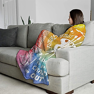 Muxuten Gifts for Artists - Artist Gifts Blanket 60"X50" - Art Teacher Gifts - Gifts for Artists Women - Art Gifts for Girls - Gifts for Painters - Drawing Gift, Birthday Gift for Art Lovers Teen Kids